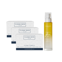 Clean Towels 25 Count – Clean Skin Club